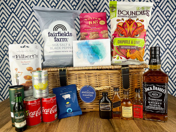 Jumbo Whisky & Snacks Hamper - Awesome Hamper Company