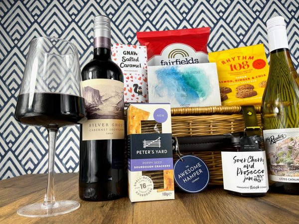 Wine & Snacks Gift Hamper - Awesome Hamper Company